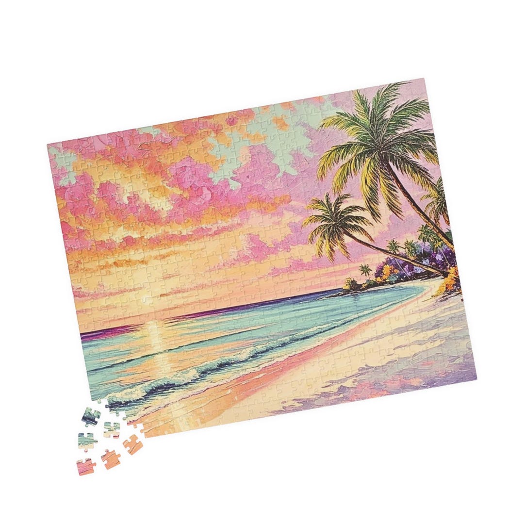Zigsaw Puzzle 252, 520, 1014-piece Memories of the Caribbean at Sunset ...