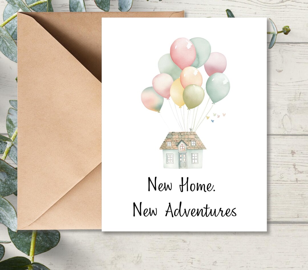 Happy New Home Card, Housewarming, Congratulations on Your New Home ...