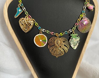 Summer Charm Necklace - Etsy