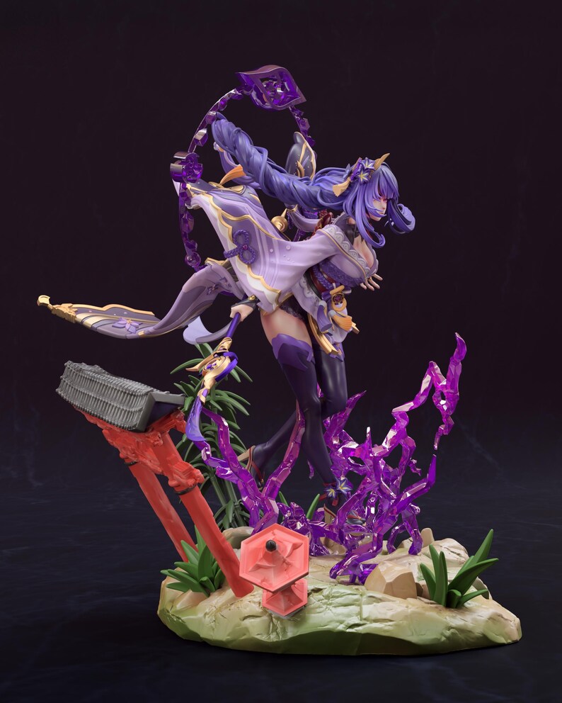 Raiden Shogun - Genshin Impact - 3D STL File High Quality Model for ...