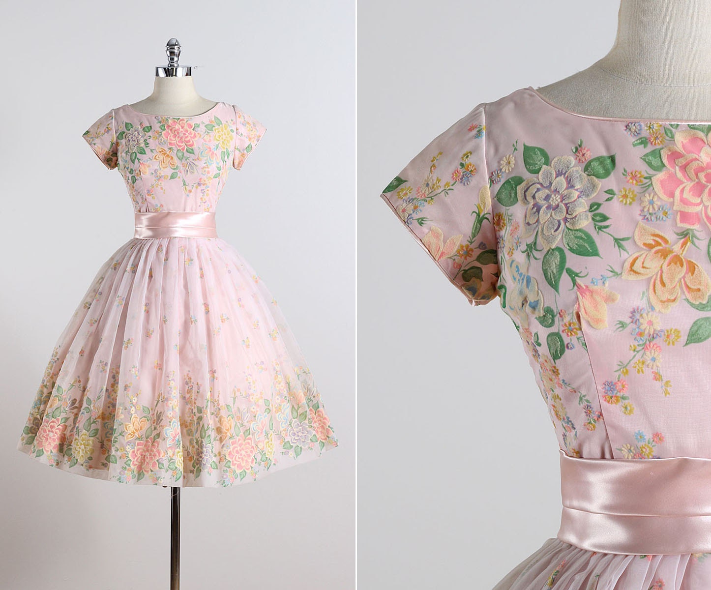 Vintage Floral Dress Tumblr