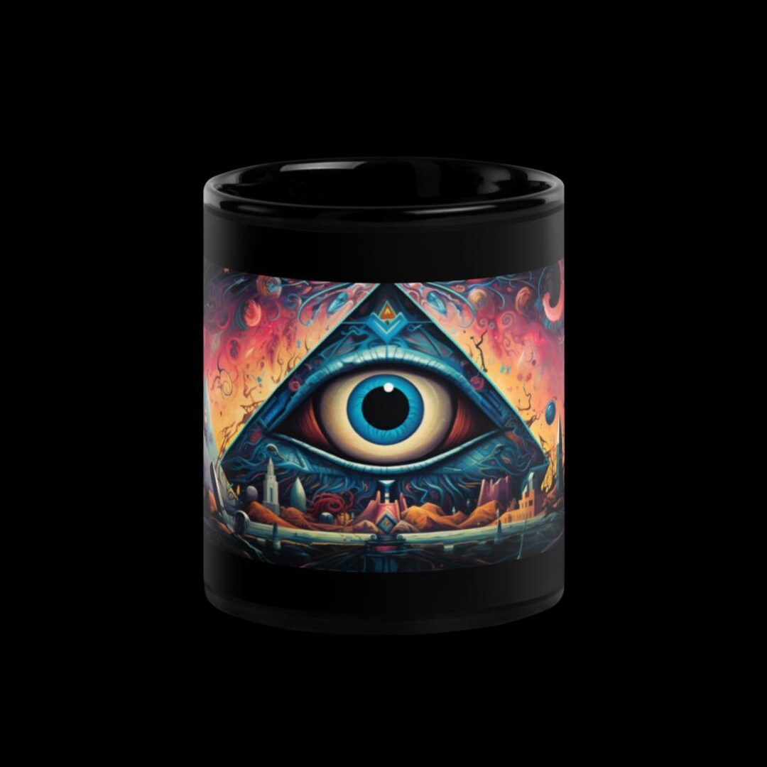The All-seeing Pyramid Mug 11 Oz - Etsy