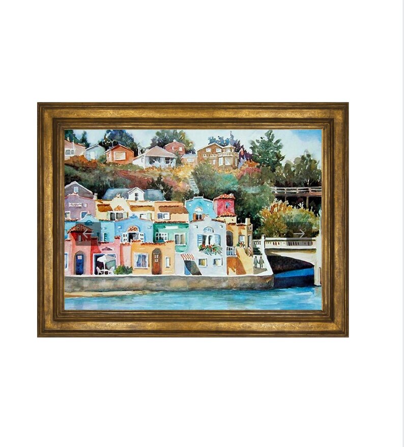 The Painted Houses of Capitola Village - Etsy
