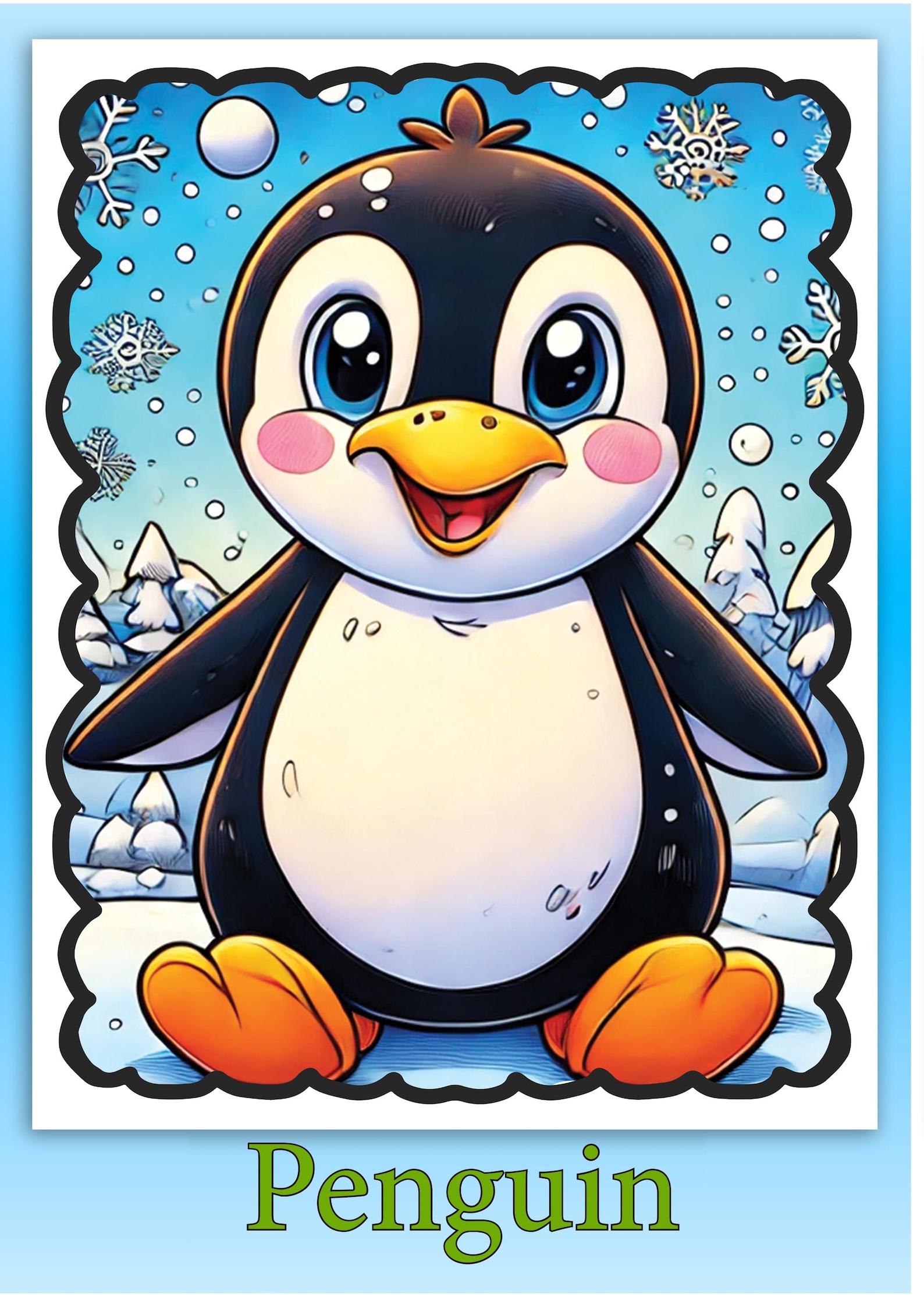10 Animal Coloring Pages: One Color Page and One Matching Black and ...