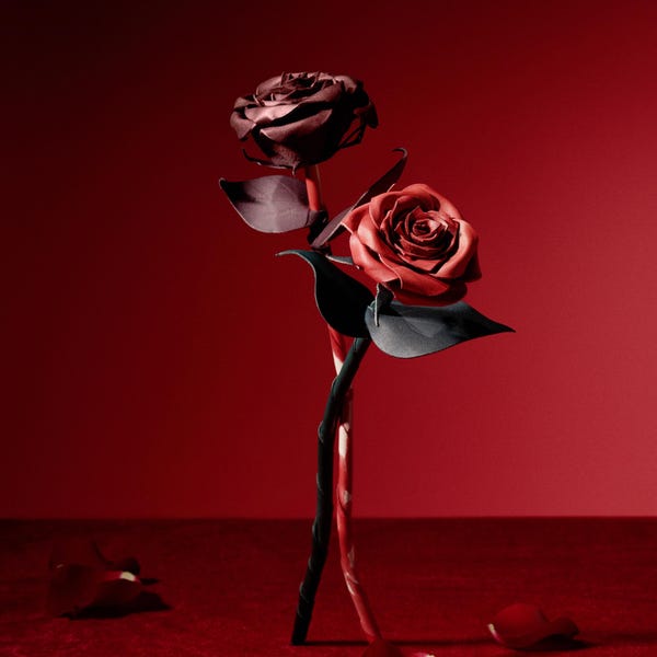 Leather Rose - Etsy