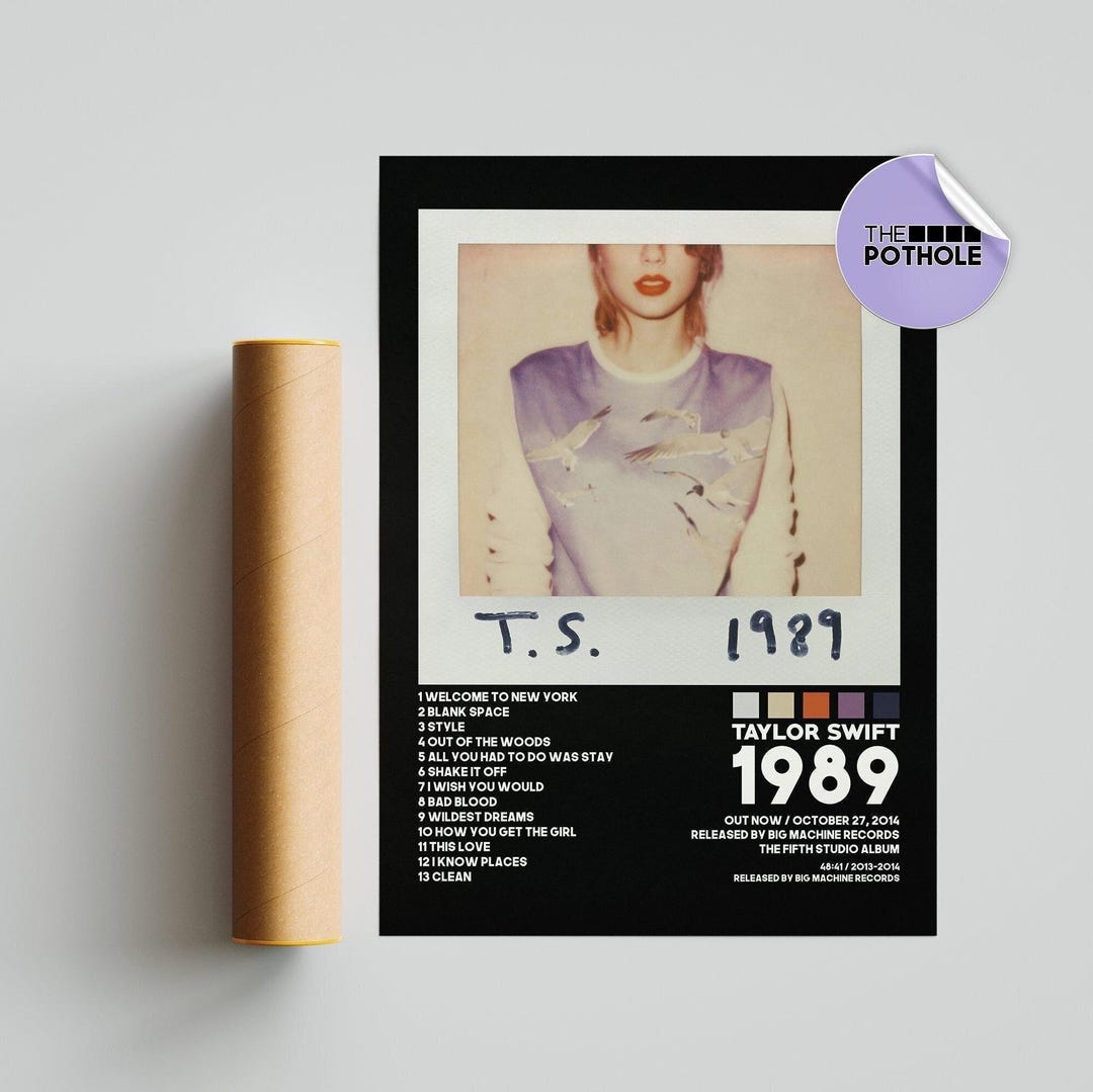 Taylor Swift Posters / 1989 Poster / Album Cover Poster, Poster Print ...