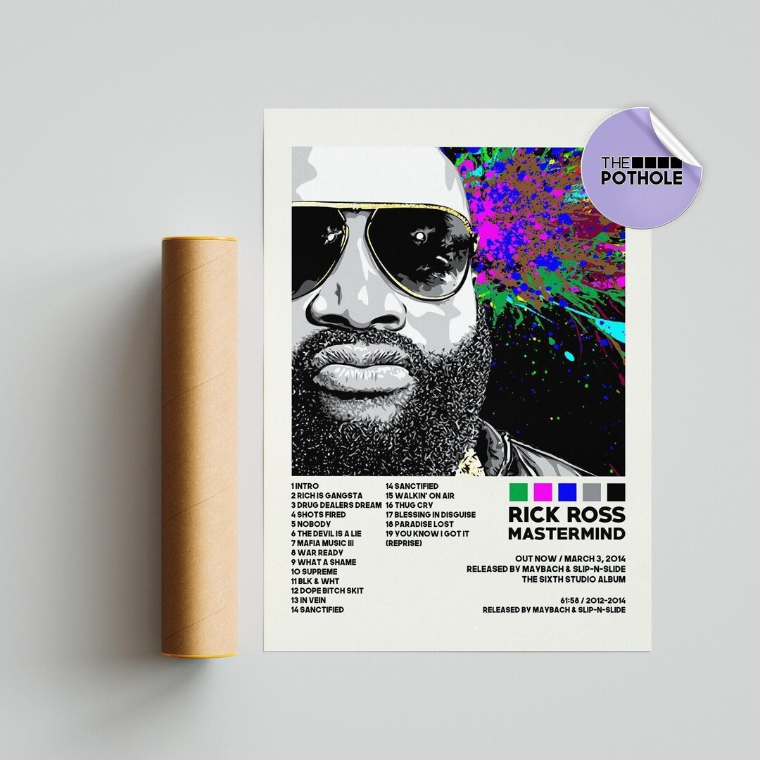 Rick Ross Posters / Mastermind Poster / Rick Ross, Mastermind / Album ...