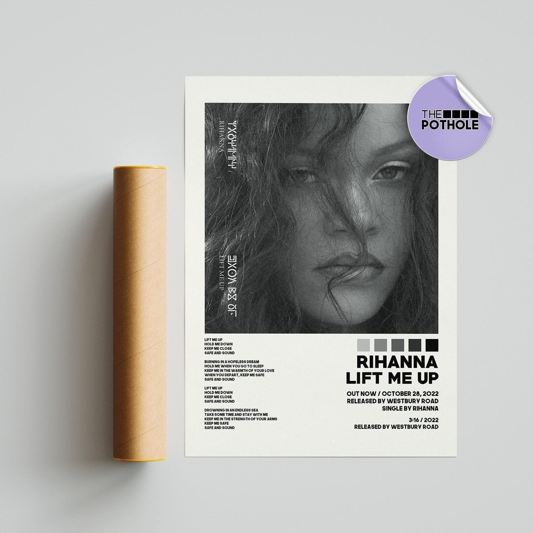 Rihanna Posters / Lift Me up Poster / Anti by Rihanna Tracklist / Album ...