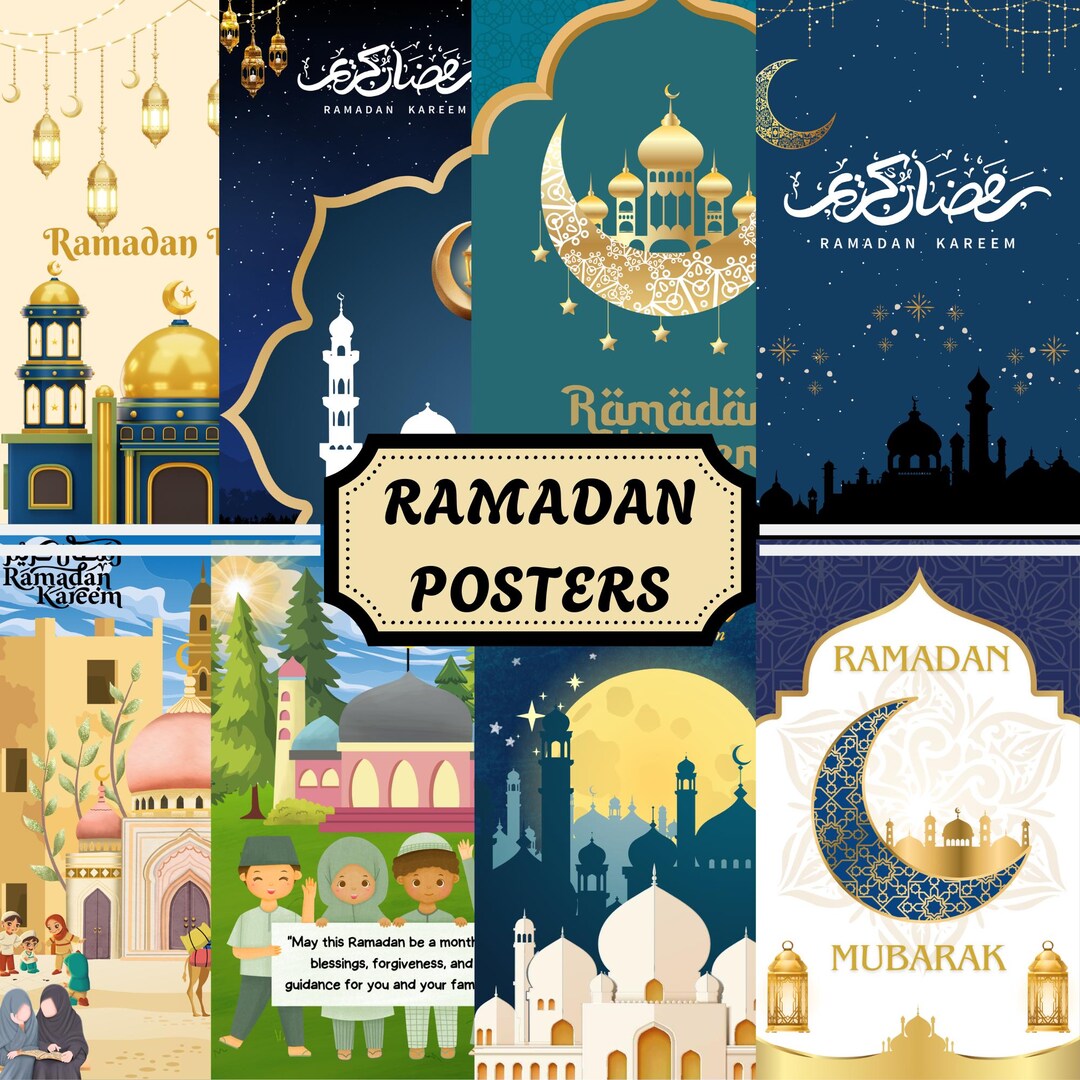 Ramadan Posters & Coloring Pages | Printable | Digital Download | PDF ...