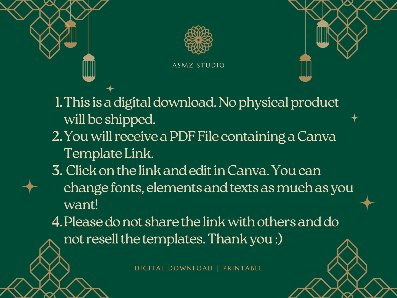 Hari Raya Poster Templates | Eid Poster Templates | Editable Posters ...