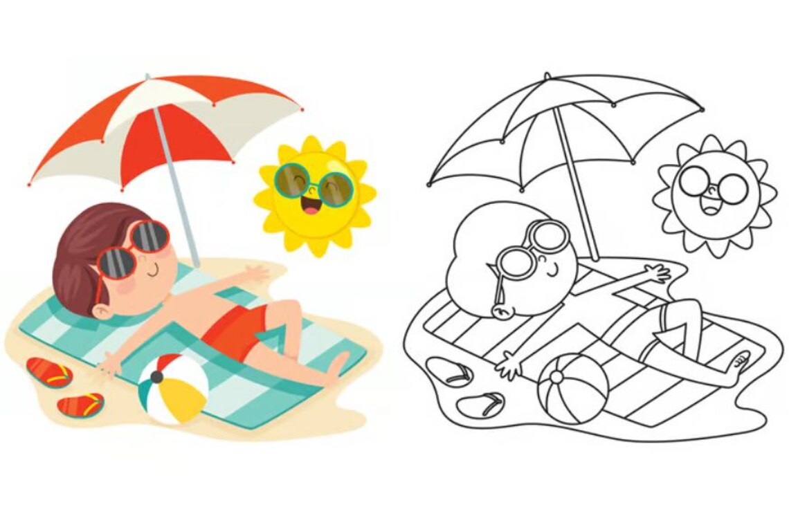 Fun Kids Coloring Pages Instant Download Printables - Etsy