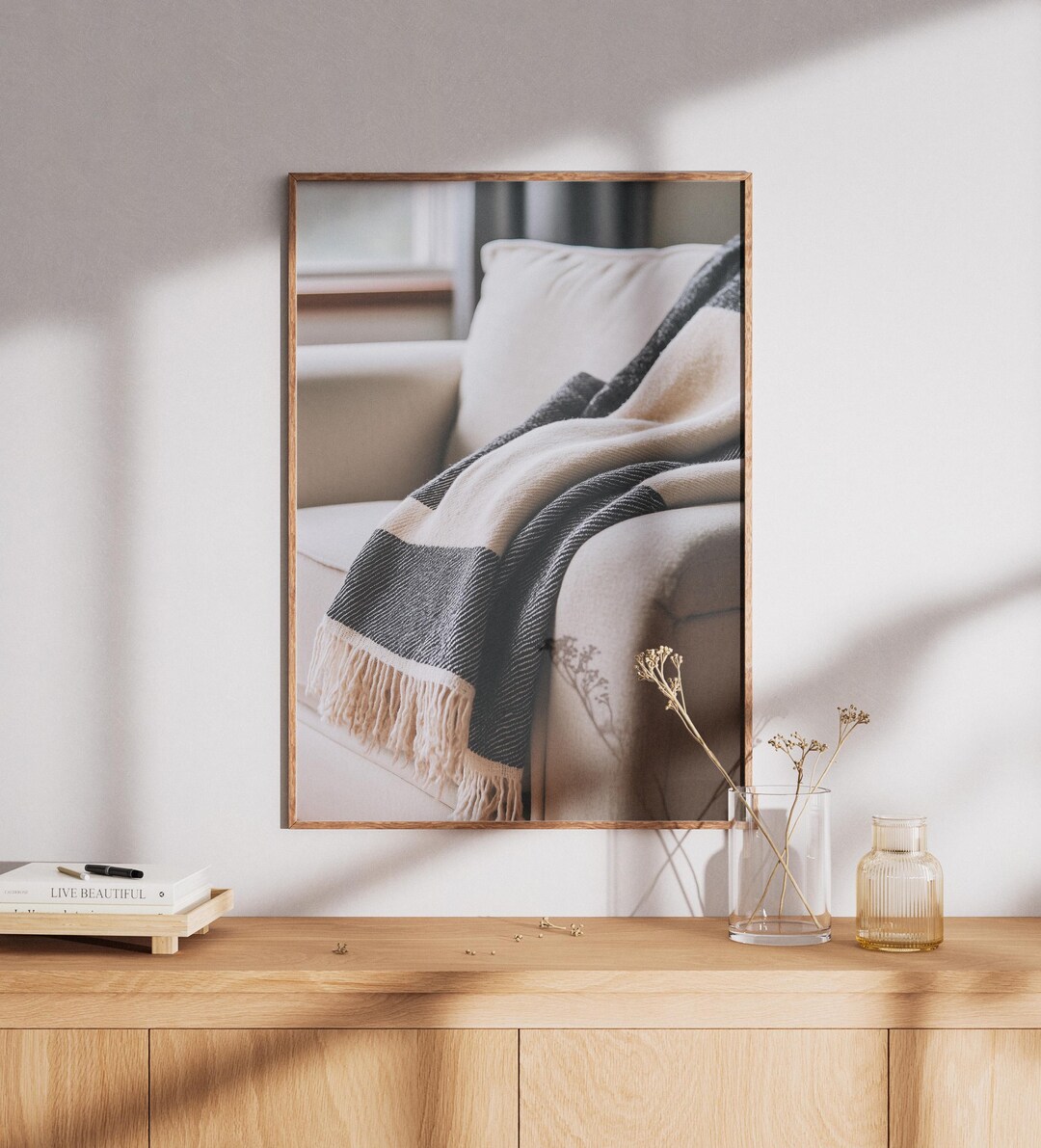 Hygge Sofa Wall Poster - Hygge Wall Decor - Cozy Print - Hygge Wall ...