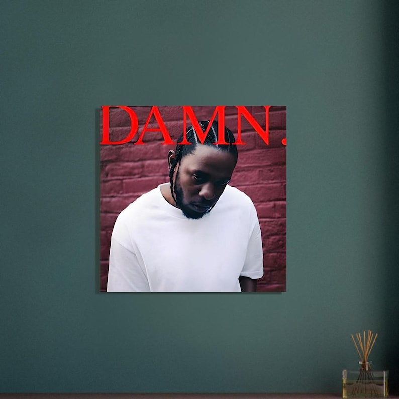 Kendrick Lamar DAMN Album Cover Poster - Fine Art Giclée Print - Eco ...