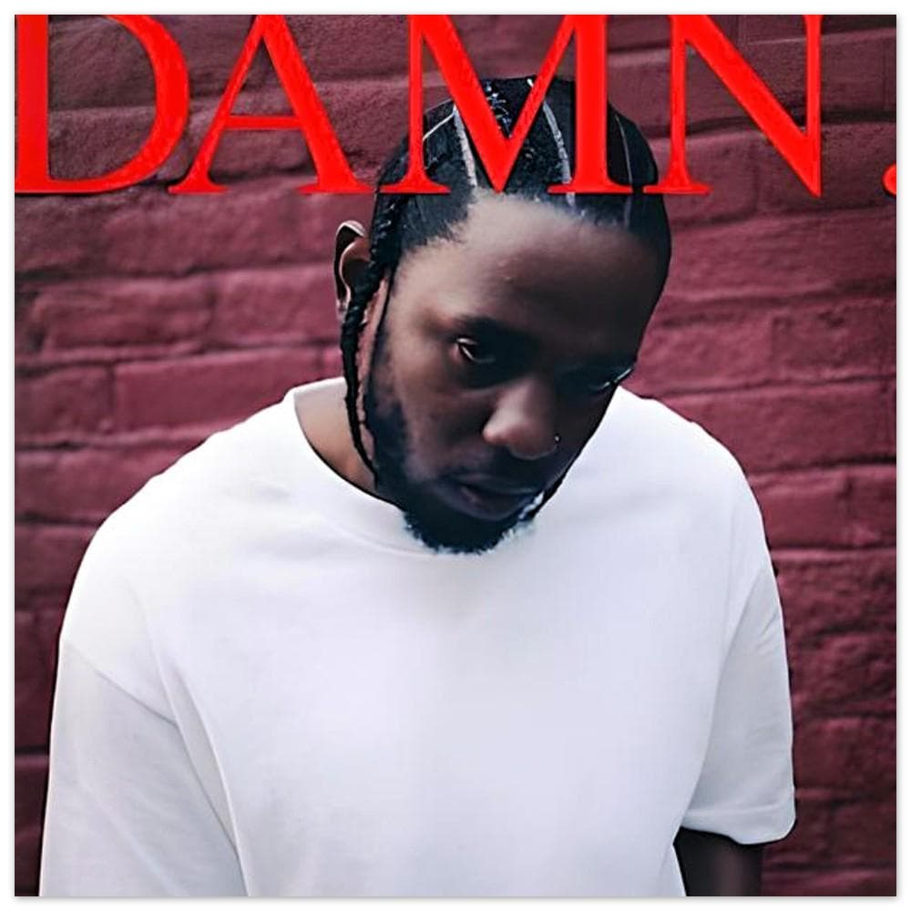 Kendrick Lamar DAMN Album Cover Poster - Fine Art Giclée Print - Eco ...