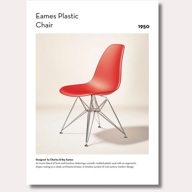 Eames Poster - Etsy