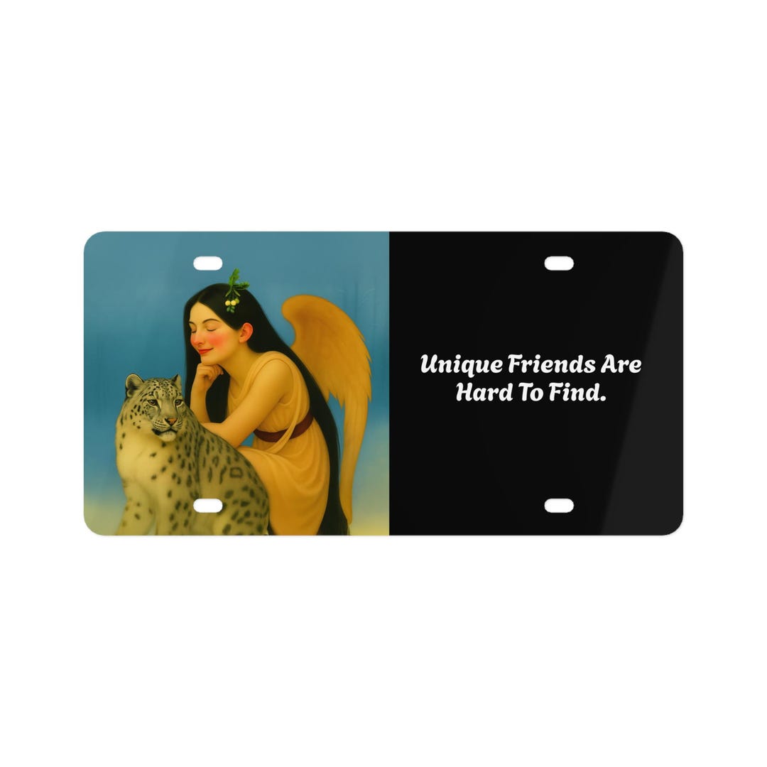 Unique Friends Are Hard to Find License Plate, Car Decor, Gift for ...