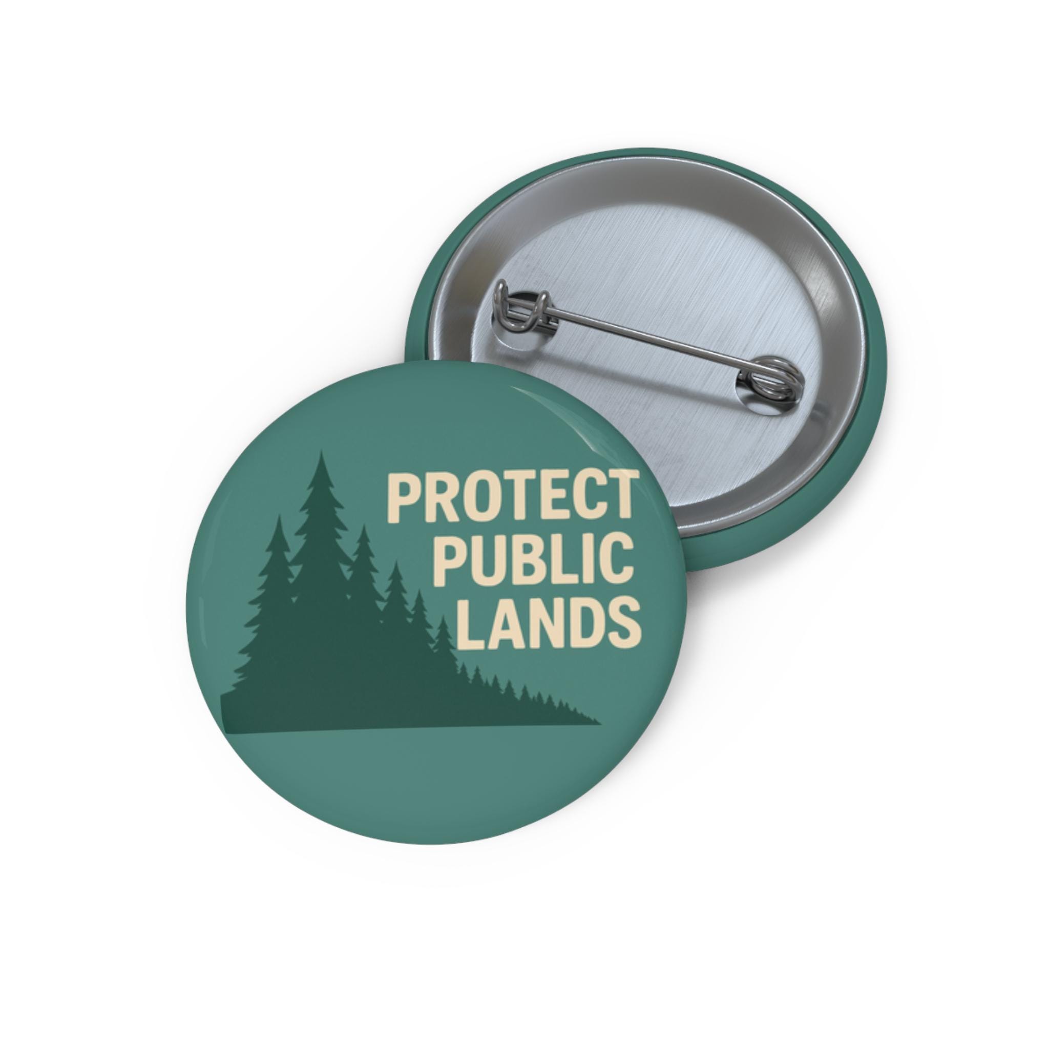 Eco-friendly Pin Buttons: Protect Public Lands, Forest Conservation - Etsy