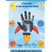 Father’s Day Printable | I Love You to the Moon | Handprint Rocket ...