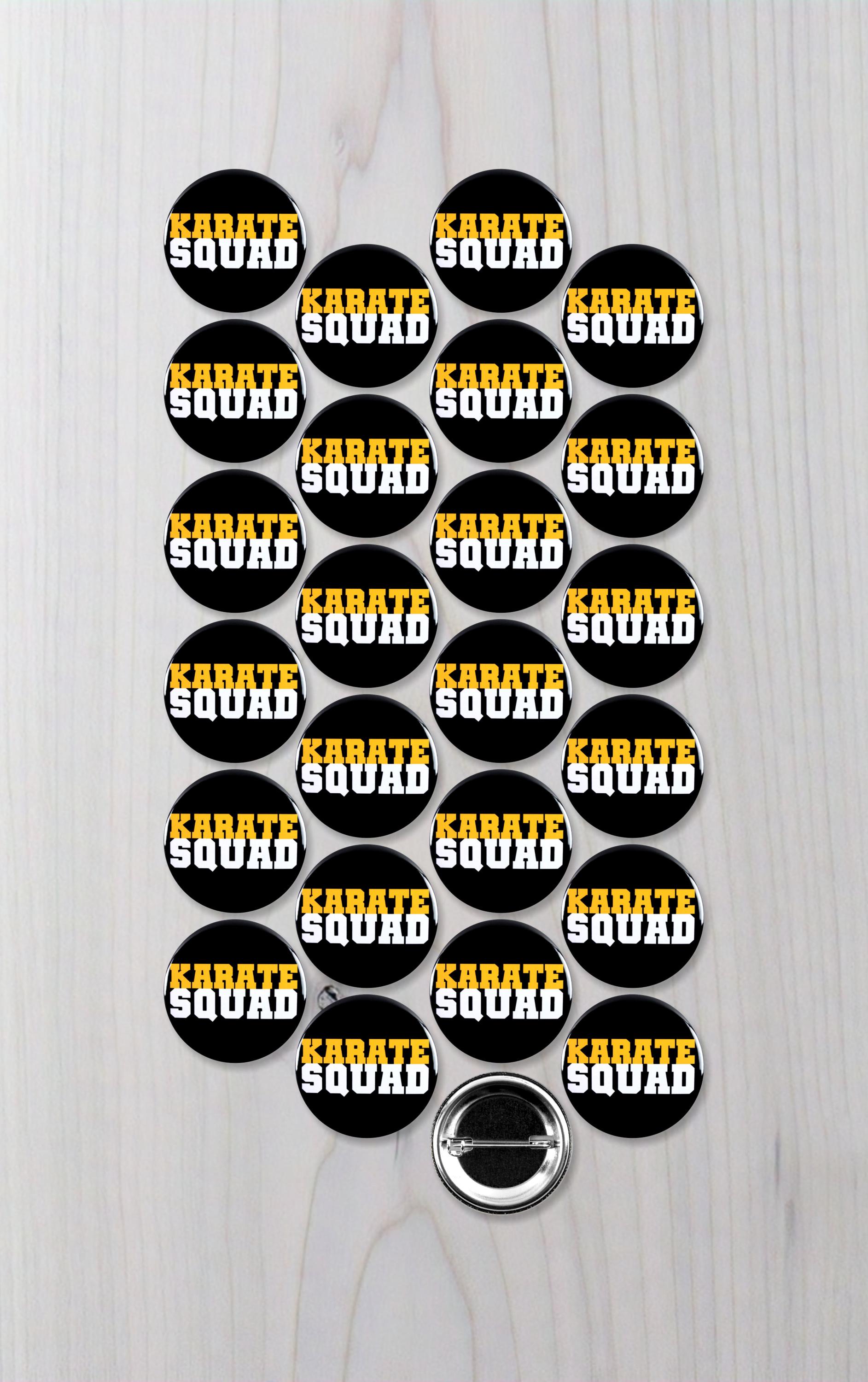 25 Pack - Karate Squad Martial Arts Sport Pinback Buttons - 1.5 Inch - Etsy
