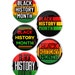 5 Pack Black History Month Multipack Pinback Buttons Round 2.25 Inch - Etsy