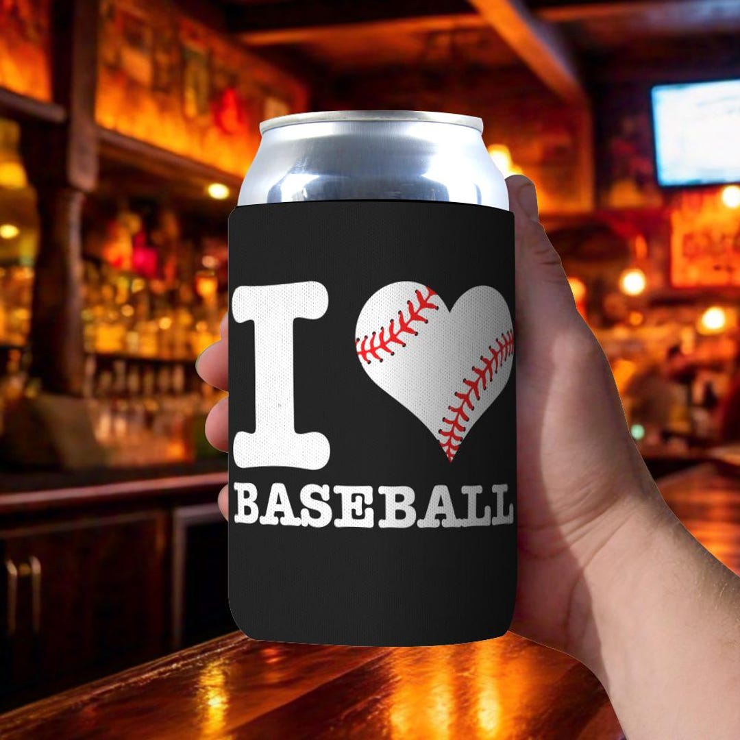 Baseball Fanatic Sports Beverage Drink Cooler Sleeve - Etsy