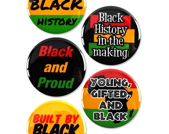 Black History Button | Etsy