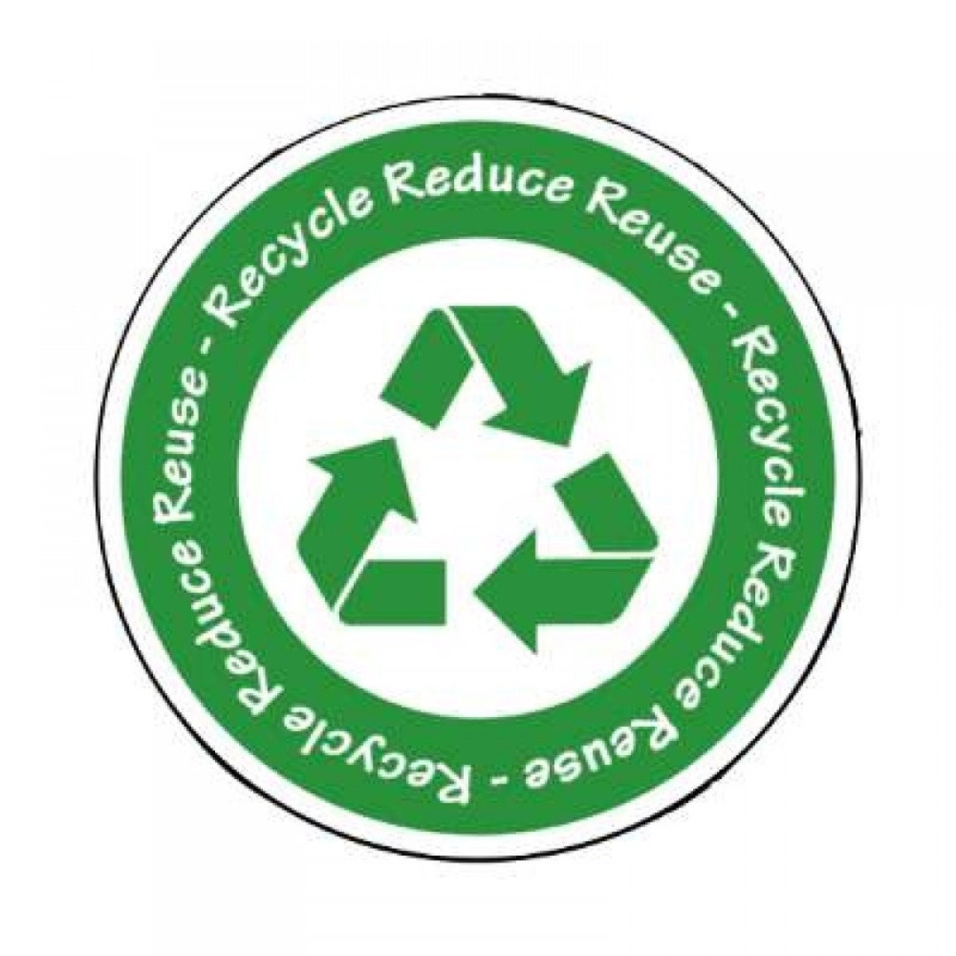 1 Pack Recycle Reduce Reuse Triangle Arrow Flexible Magnets 3 Inch ...