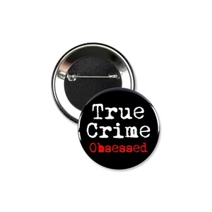 5 Pack - True Crime Lover Murderinos Pinback Buttons - 2.25 Inch - Etsy