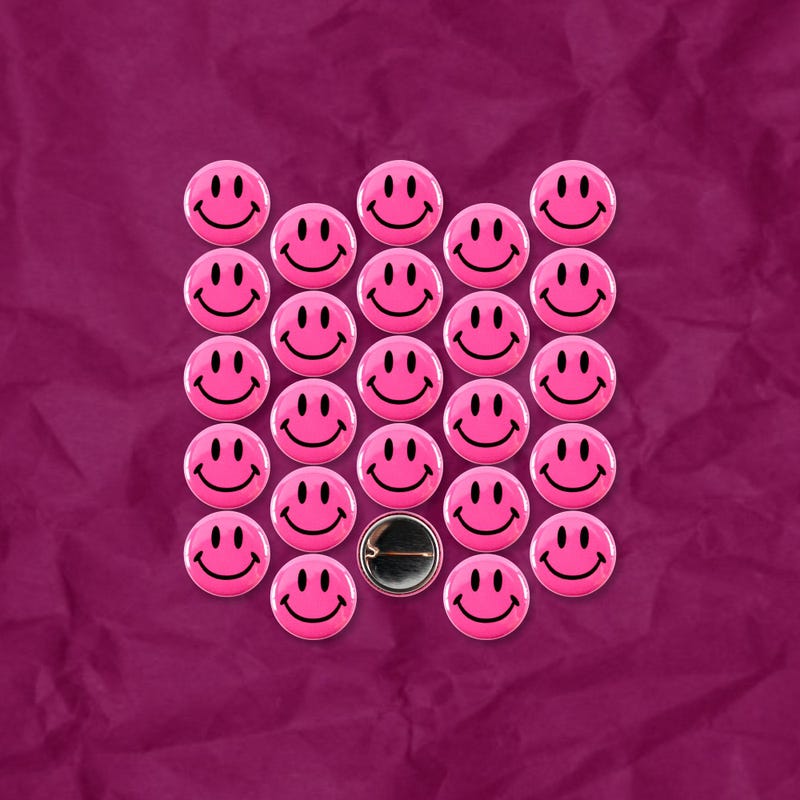 Button Badge Smiles - Etsy