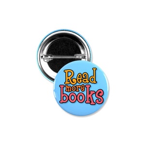25 Pack Funny Book and Library Lovers Pinback Button Badges 1.5 Inch - Etsy