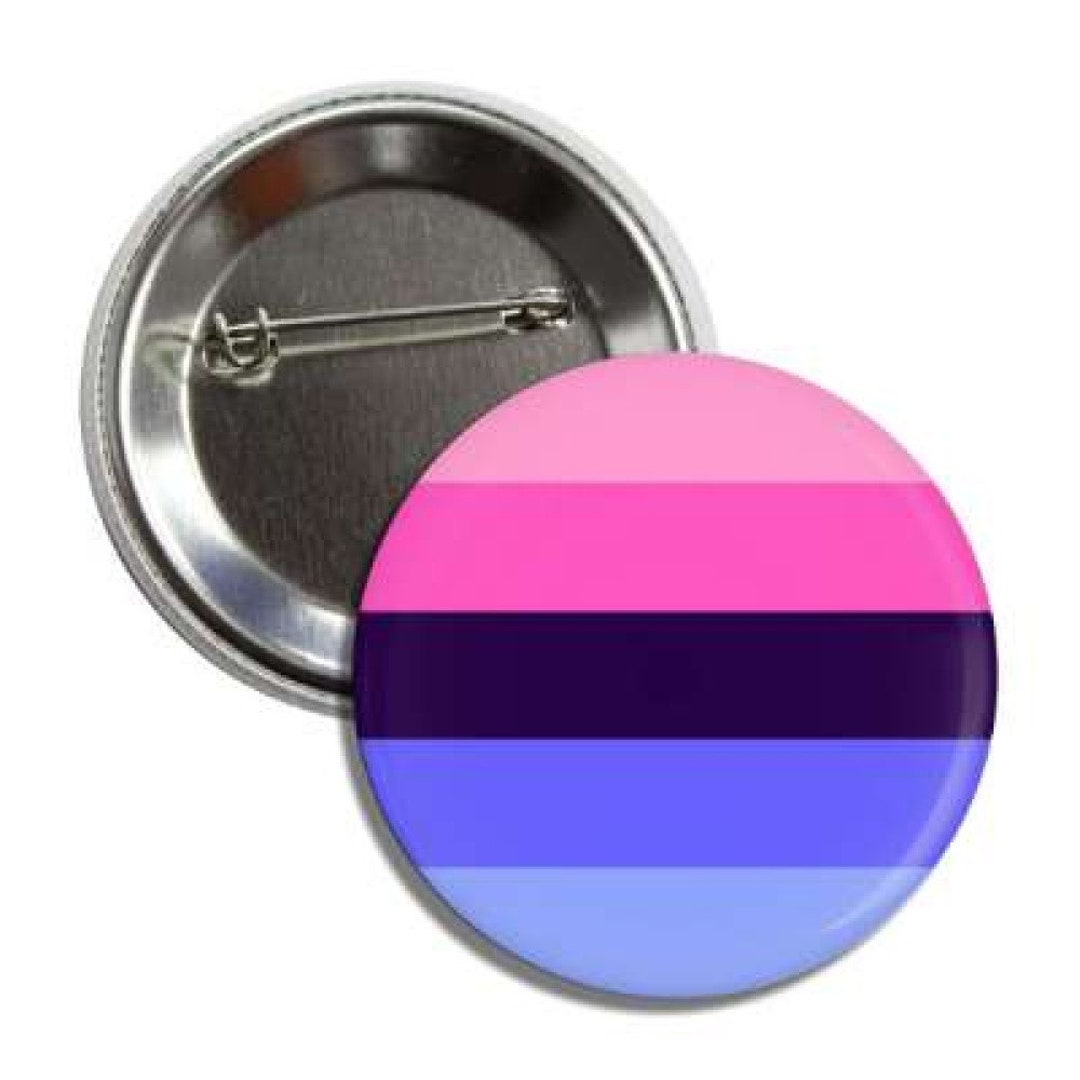 LGBTQ Omnisexual Pride Flag Pinback Buttons 2.25 Inch Round - Etsy