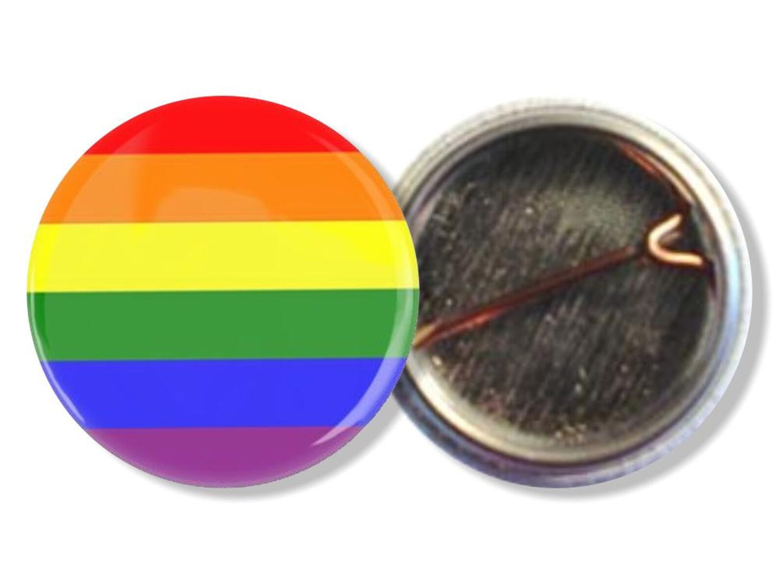 25 Pack LGBT Pride Rainbow Pinback Buttons 1 Inch Round | Etsy