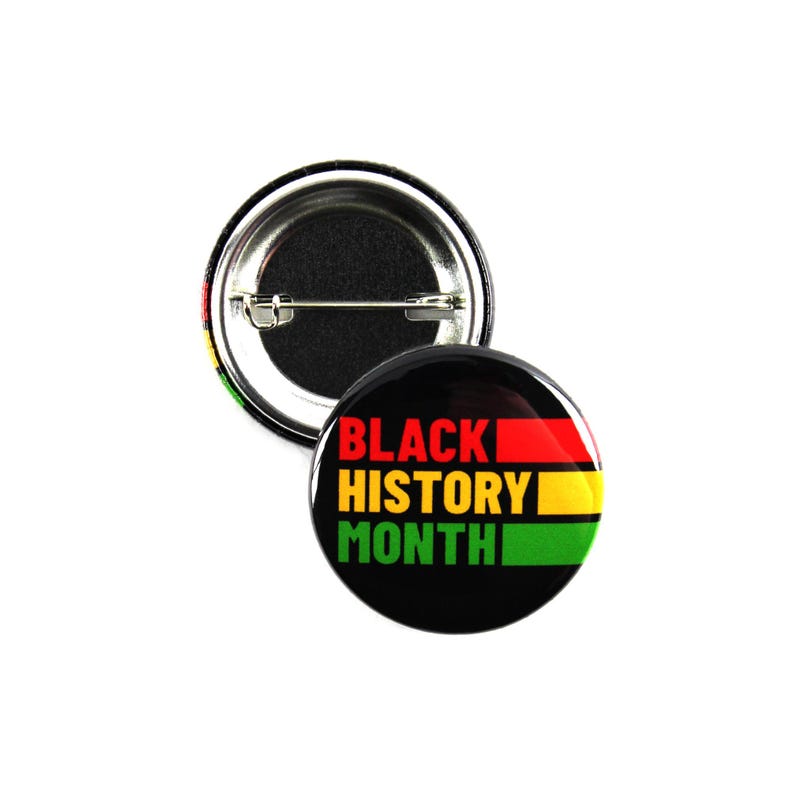 25 Pack - Black History Month Multipack Pinback Buttons - Round 1.5 ...