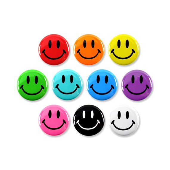250 Pack Rainbow Colored Classic Smiley Face Megapack - Etsy