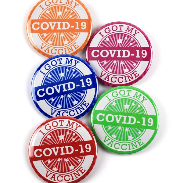 Covid Vaccine Pin - Etsy