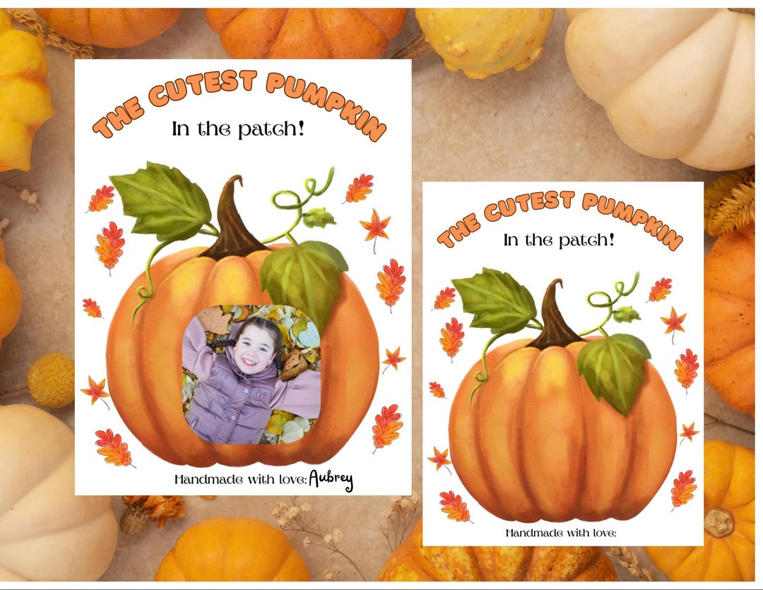 Cutest Pumpkin in the Patch Printable | DIY Autumn Keepsake Craft ...
