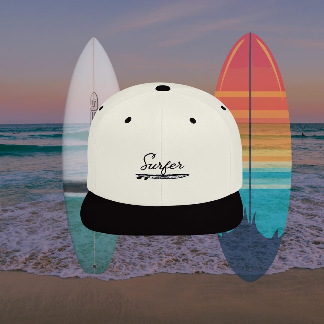 Casquette style surfeur, casquette de plage, casquette de skateur ...