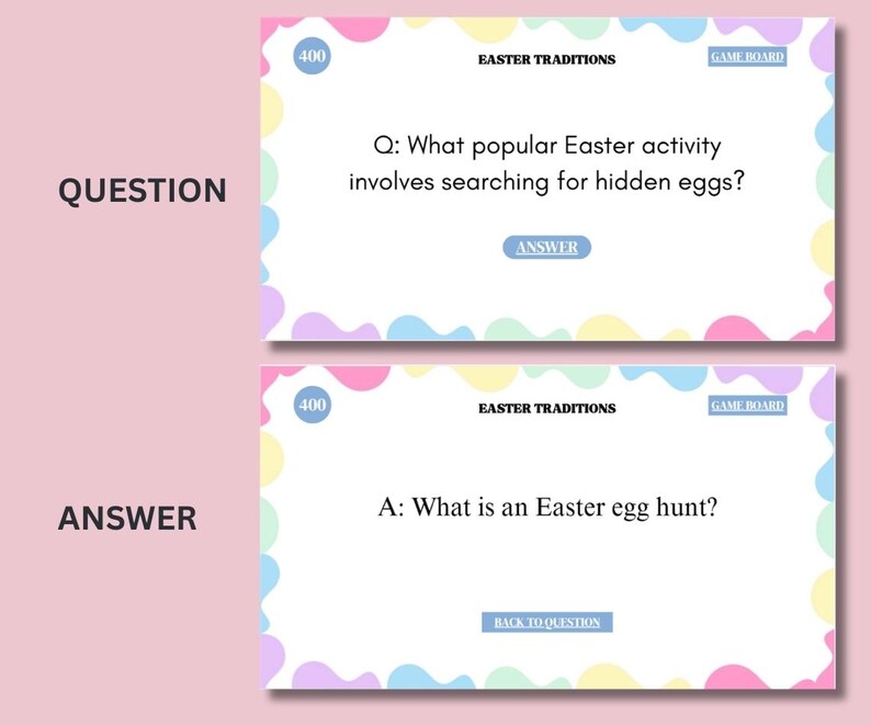 Editable Easter Jeopardy Game Powerpoint, Christian Easter Celebration ...