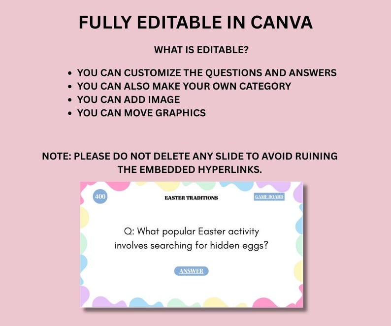 Editable Easter Jeopardy Game Powerpoint, Christian Easter Celebration ...