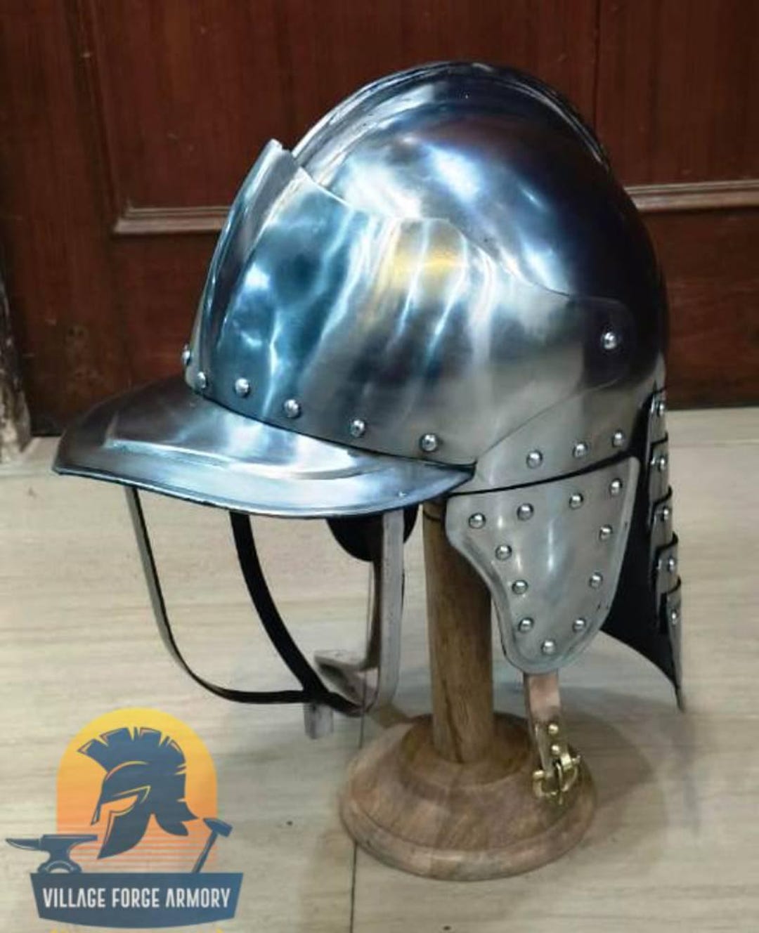 Medieval English Civil War Cavalry Helmet – Larp Reenactment Cosplay ...