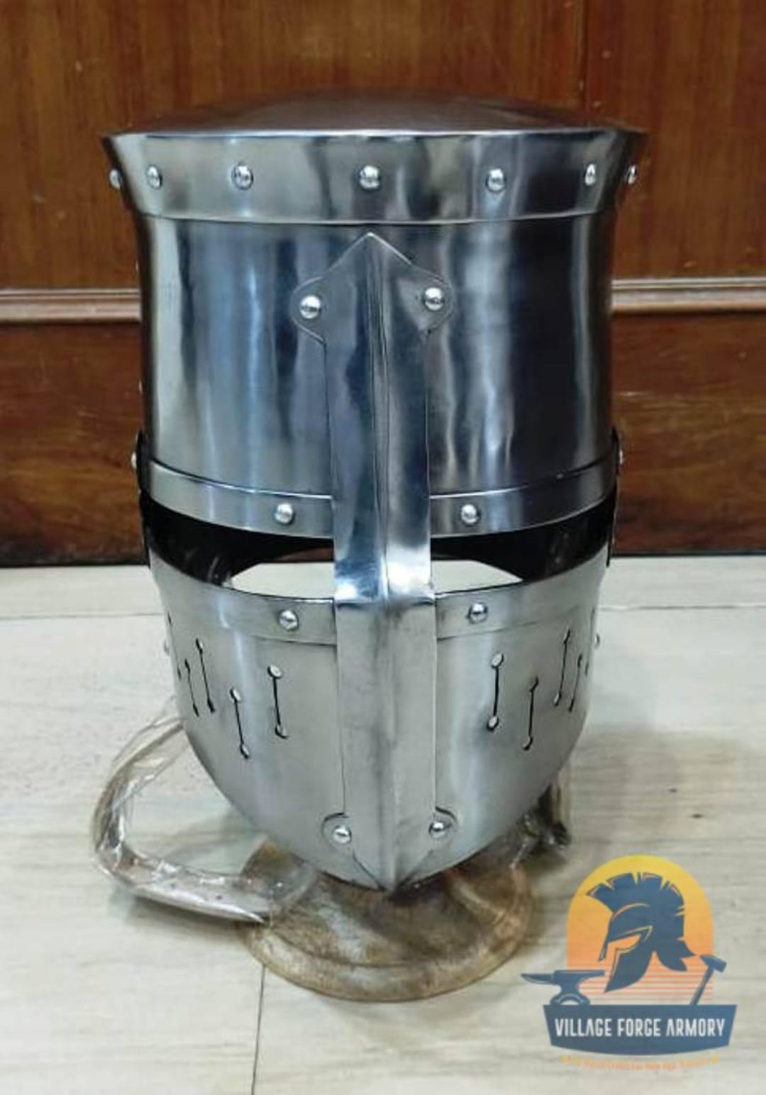 Medieval Crusader Pot Helmet – Knights Templar Great Helm – Steel ...