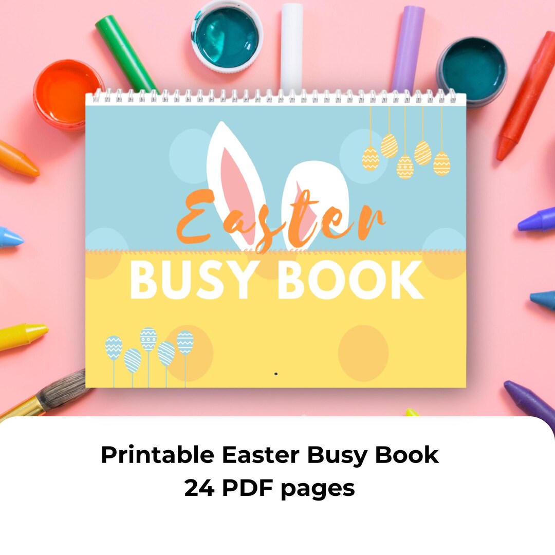 Printable Toddler Easter Busy Book, Quiet Book, Binder, Toddler ...