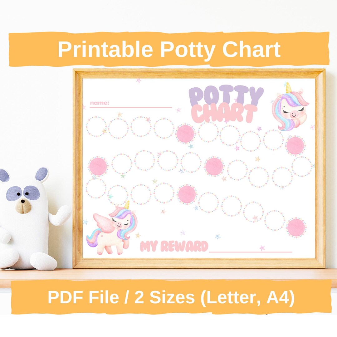 Potty Training, Potty Chart, Reward Chart, Toddler Reward Chart ...