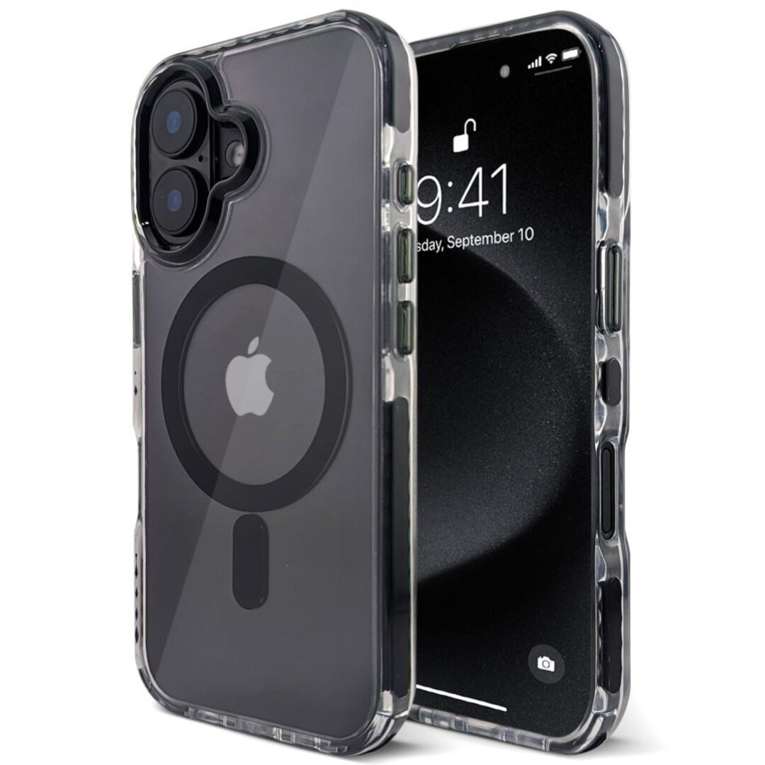 Black Clear Case for Men - iPhone 16 Transformers Necklace Black Case ...