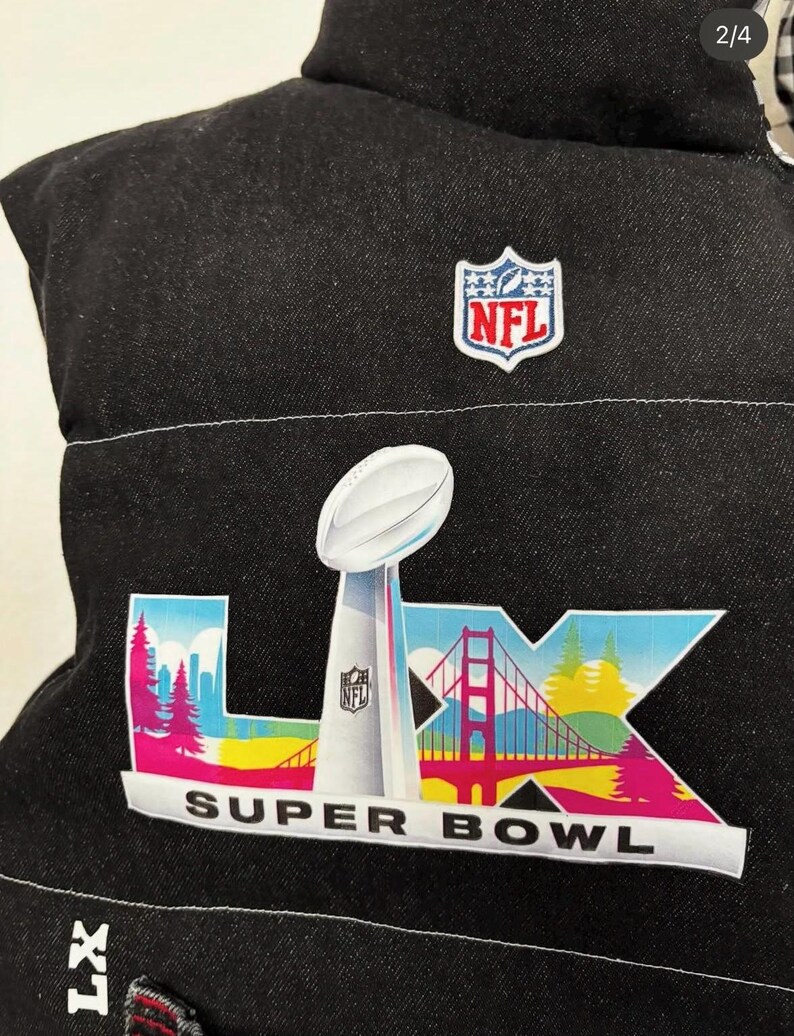 Superbowl 60 Puffer Vest - Etsy