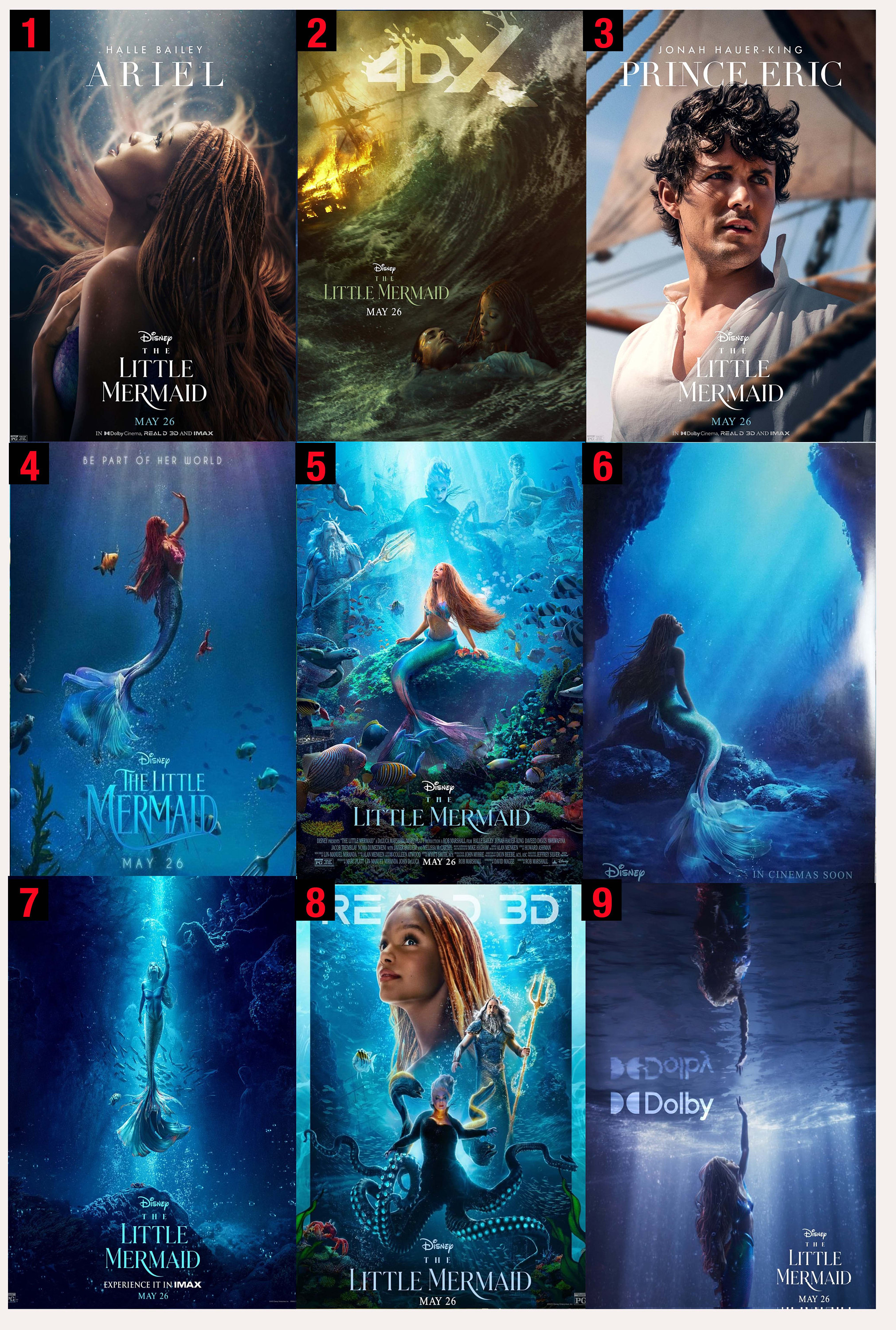 The Little Mermaid 2023 Movie Poster - Etsy Australia The Little Mermaid 2023 Movie Poster - Etsy Australia