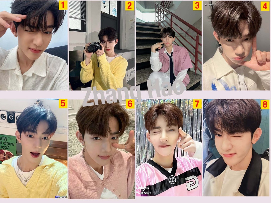 Zerobaseone Selfie, Selca Bias Photo Poster, Zhanghao, Hanbin, Ricky ...