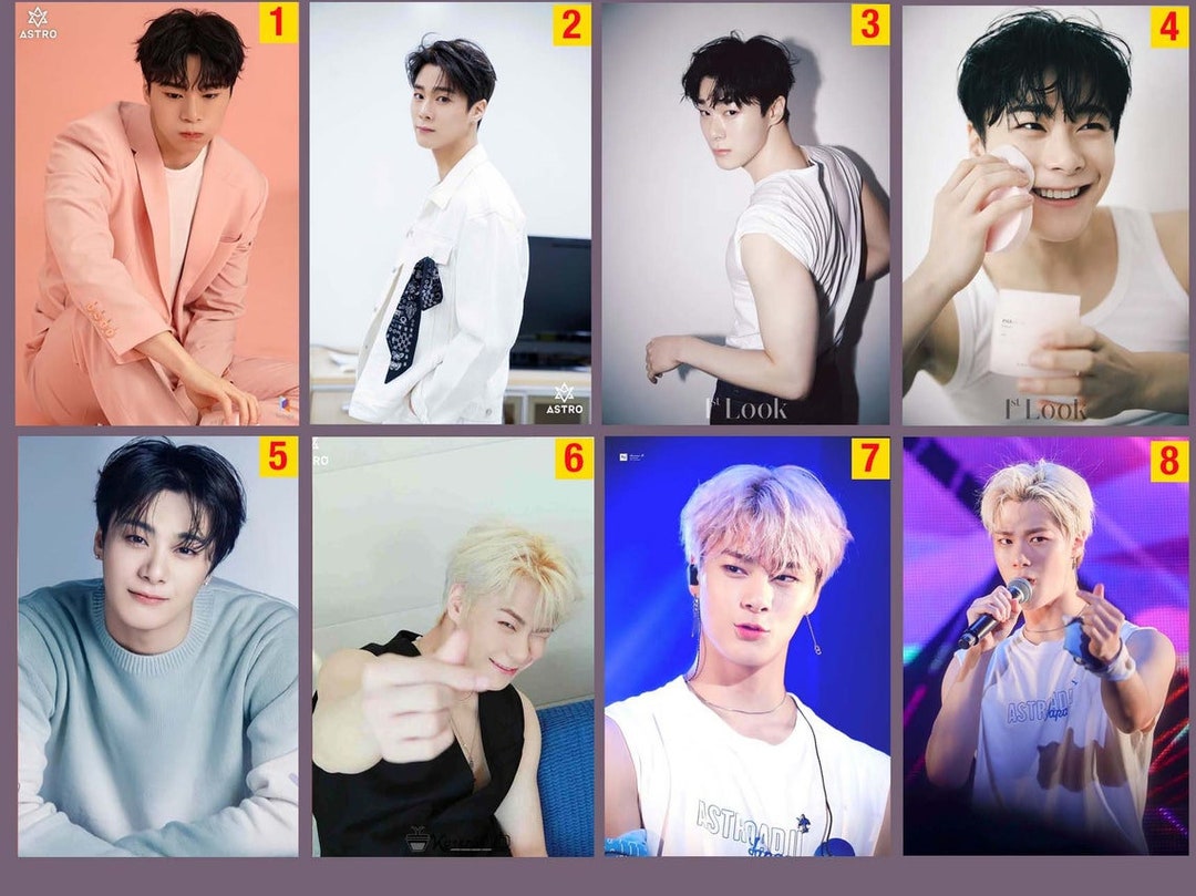 Astro Moonbin Poster coréen Pop Kpop Boy Group Band Idol Cover Art ...