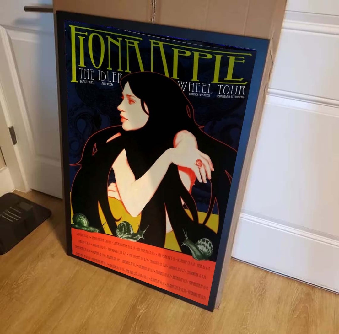 Singer Fiona Poster Apple Vintage Poster Art Poster and Wall - Etsy