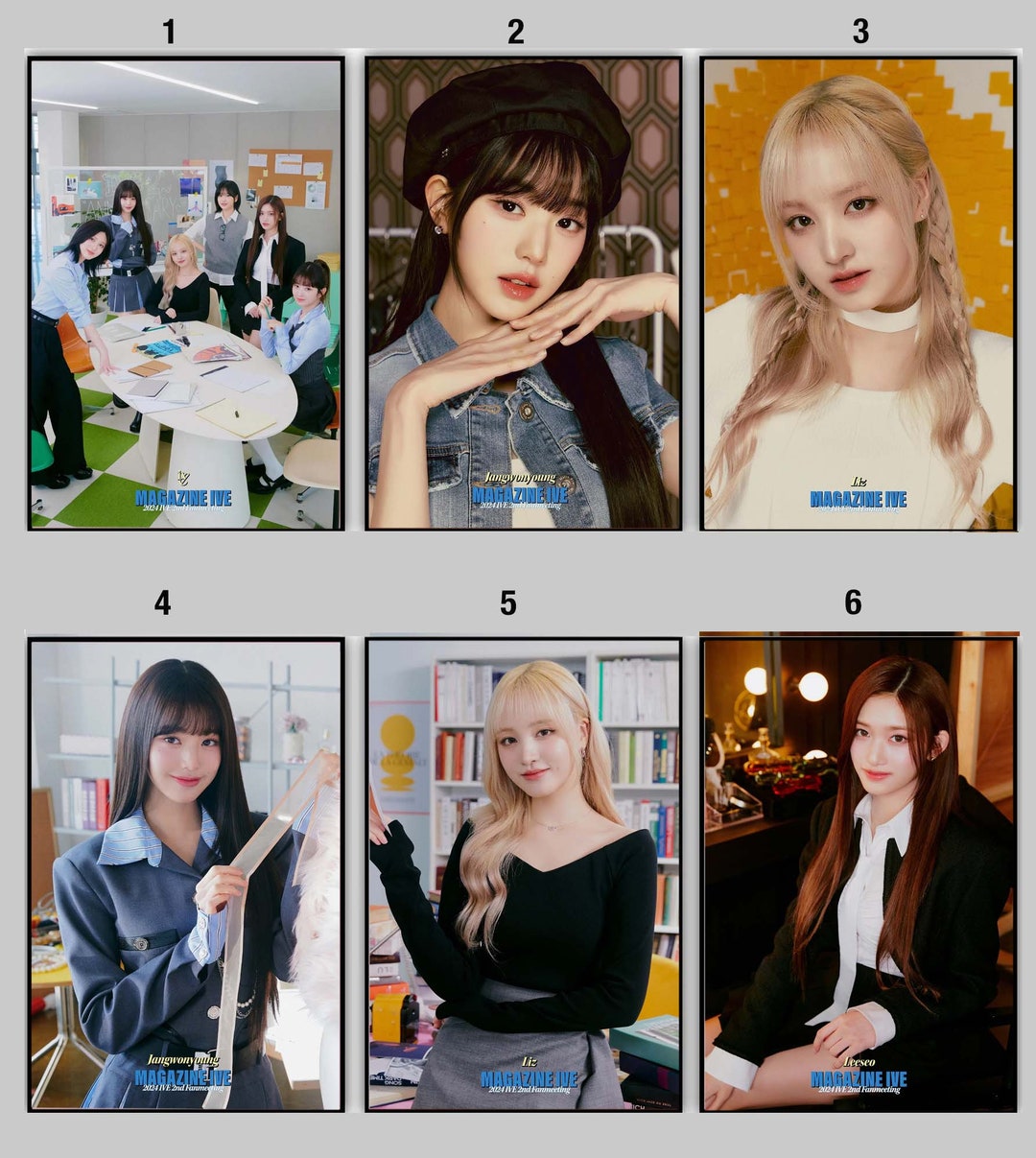 IVE 2024 IVE 2nd Fanmeeting Magazine IVE Kpop Poster, Gift Ideas for Dive Kpop Fan, Ive Merch ...